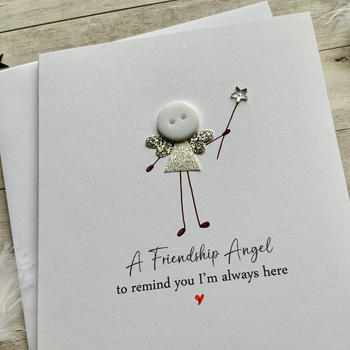 Friendship Angel Pack of Four Cards – Made By Jennie