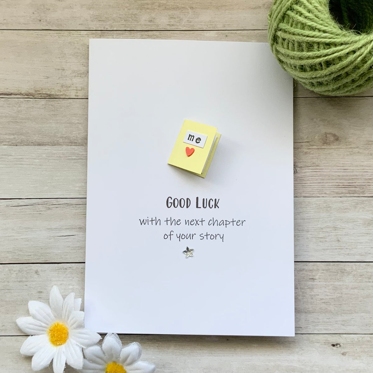 Good Luck With The Next Chapter Card – Made By Jennie