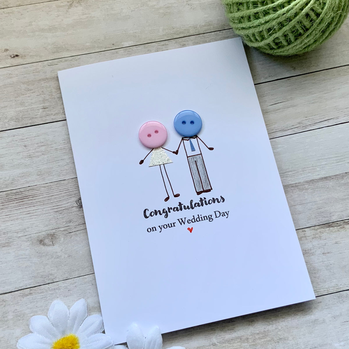 Congratulations on your Wedding Day Card – Made By Jennie