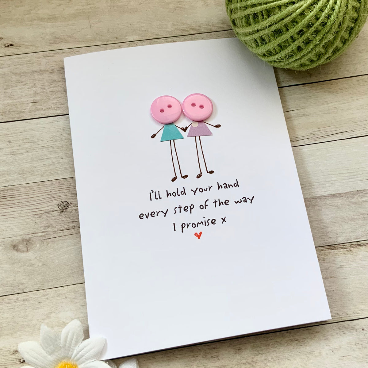 I'll Hold Your Hand Card – Made By Jennie