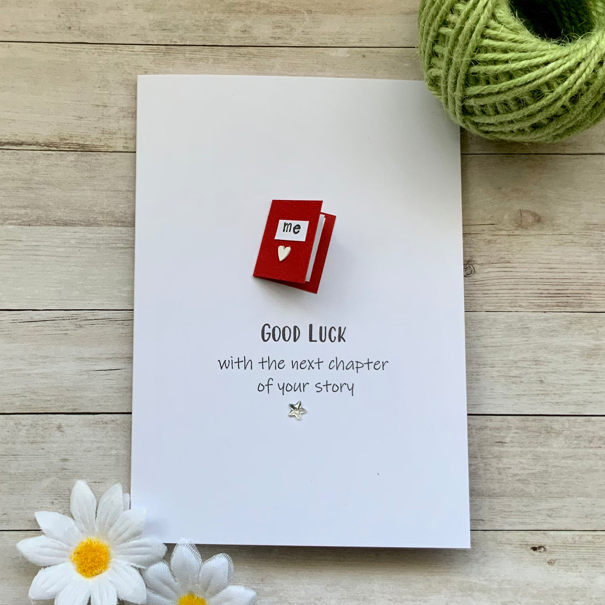 Good Luck With The Next Chapter Card – Made By Jennie