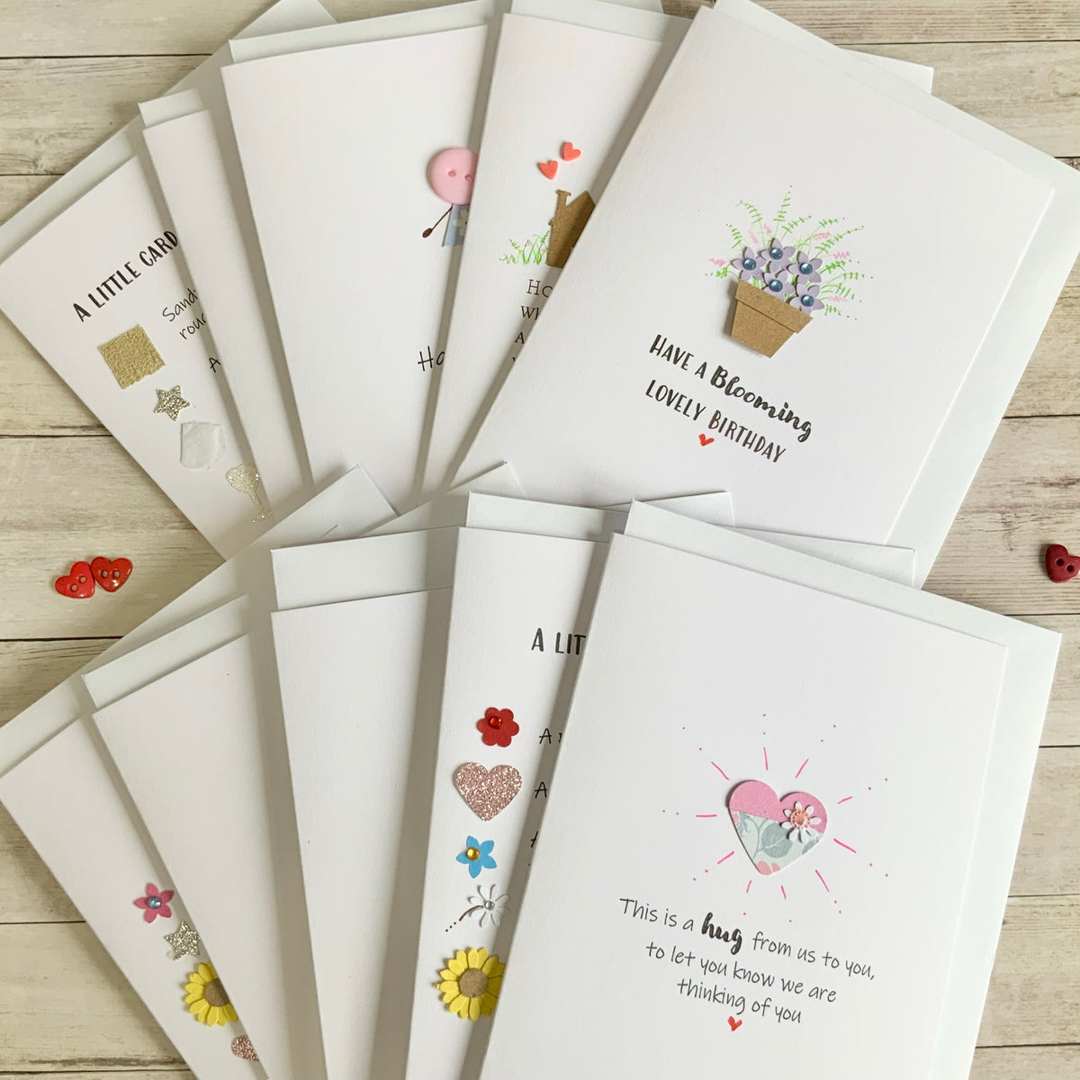 Assorted Super Pack of Ten Cards – Made By Jennie